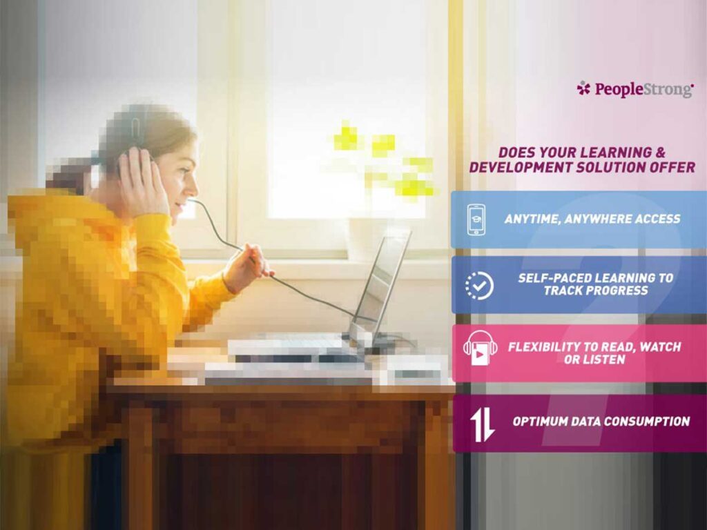 What's in a mobile first learning platform powered by AI - peoplestrong