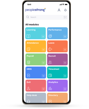 AI-Based Mobile App for HR Operations | PeopleStrong