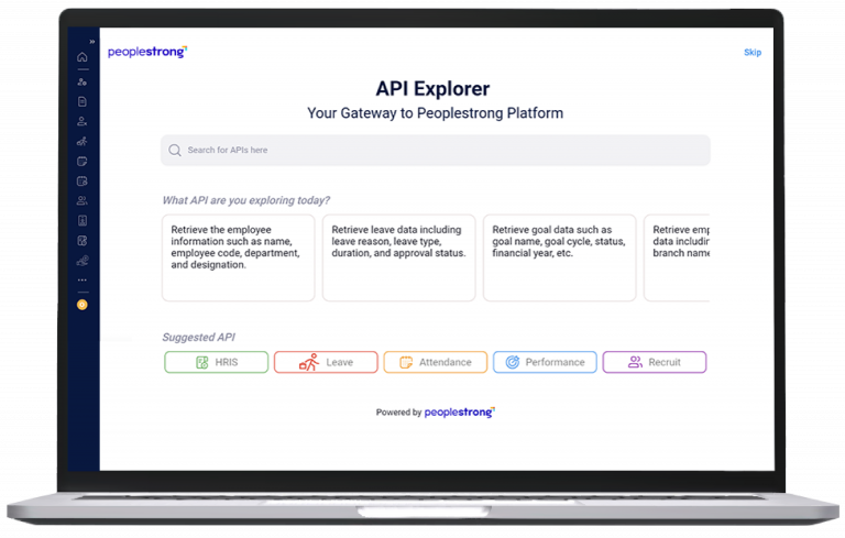 API Listing - peoplestrong